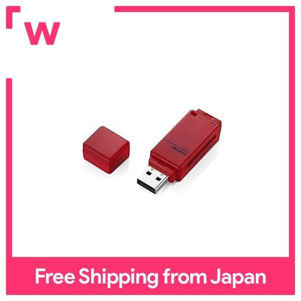 ELECOM Pembaca Kartu USB2.0 2x Jenis Stik Transfer dengan Lubang Tali MR-K011RD Merah | Lazada ...