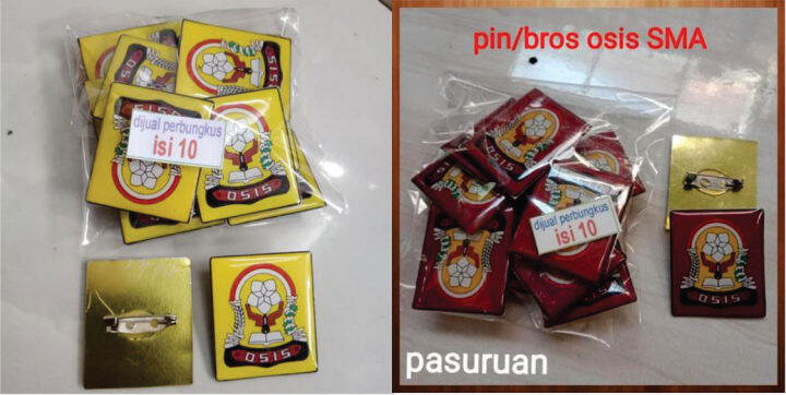 Per10 Pin Bros OSIS SMP SMA | Lazada Indonesia