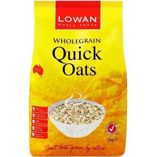 LOWAN WHOLEGRAIN QUICK OATS 1KG | Lazada
