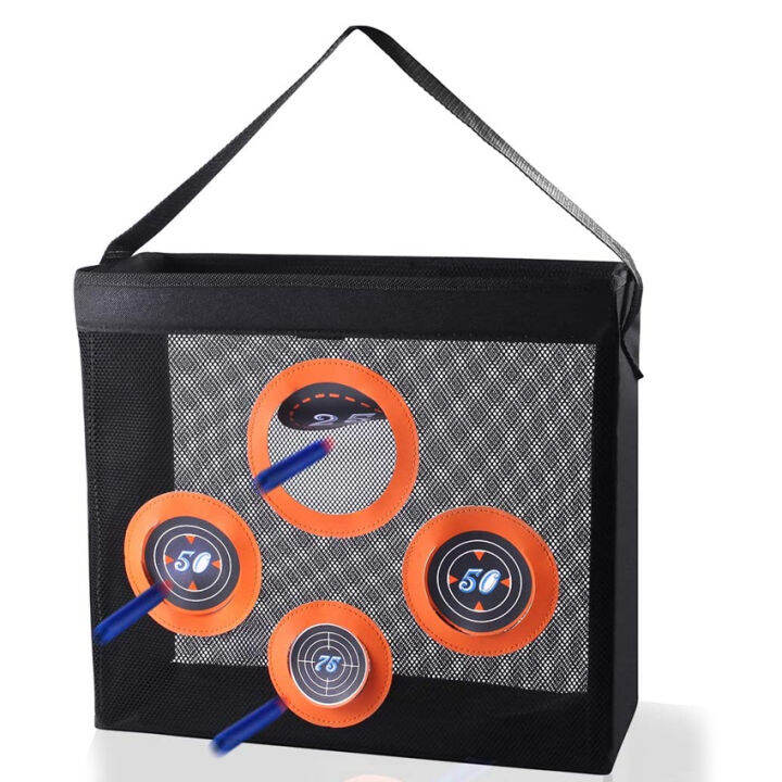 Dynamax Mesh Blasters Portable Practice Nerf Gun Target Basket Nerf ...
