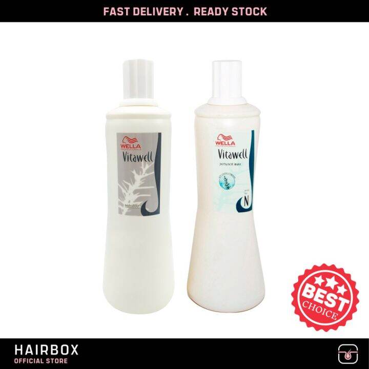 WELLA PROFESSIONALS Vitawell Permanent Wave Lotion Pack for Normal Hair ...