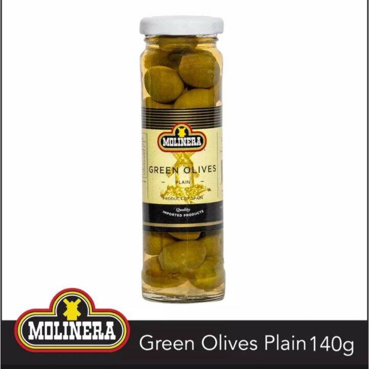 Molinera Green Olives Plain 140g | Lazada PH