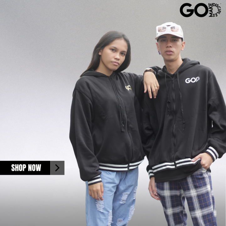 K. Go Make Disciples God Hoodie Jacket Black with Gold or White Design | Lazada PH