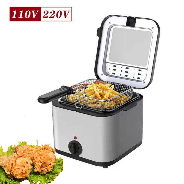 2.5L Electric Fryer 1000W Fried Chicken Chips Snack Multi-Ftion Fryer ...