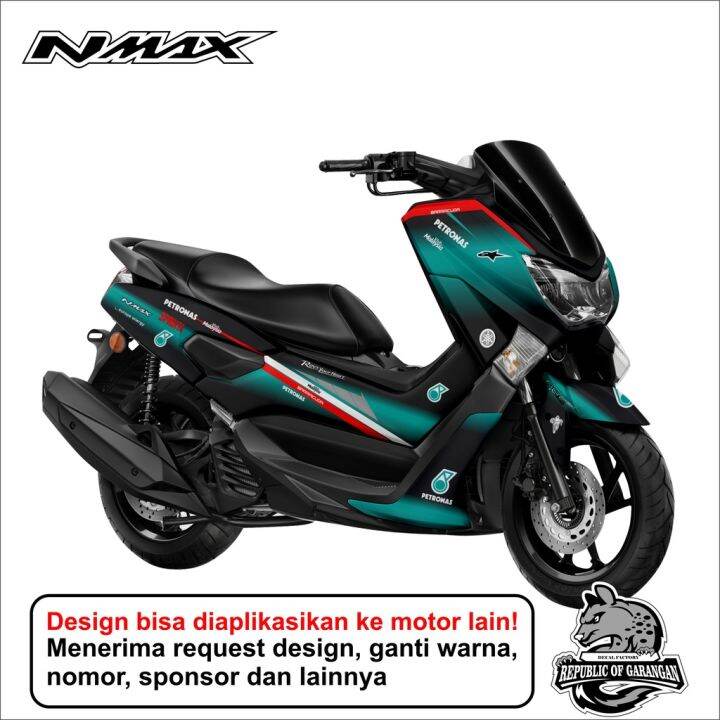 Sticker Nmax Full Body//Decal Nmax Full Grafis livery petronas yamaha ...