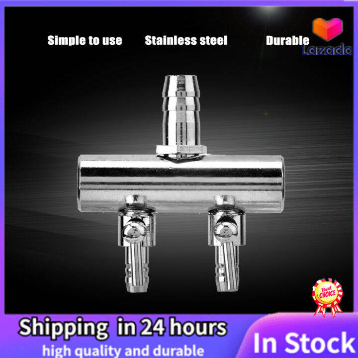 【Big Promotion】Stainless Steel Aquarium Fish Tank Air Flow 8mm Turn to ...