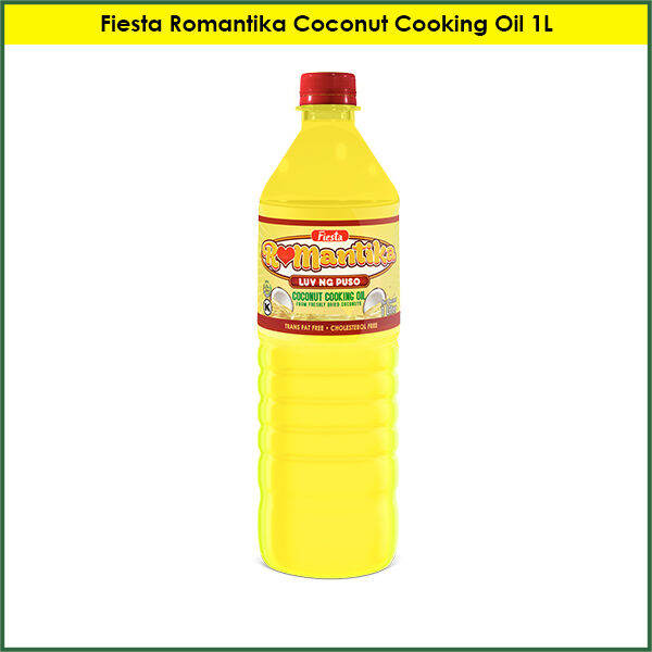 Fiesta Romantika Coconut Cooking Oil 1 Liter | Cooking Oil | Coconut ...