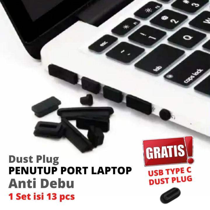Silikon Penutup Debu Lubang Port Laptop Anti Debu - Silicone Notebook ...