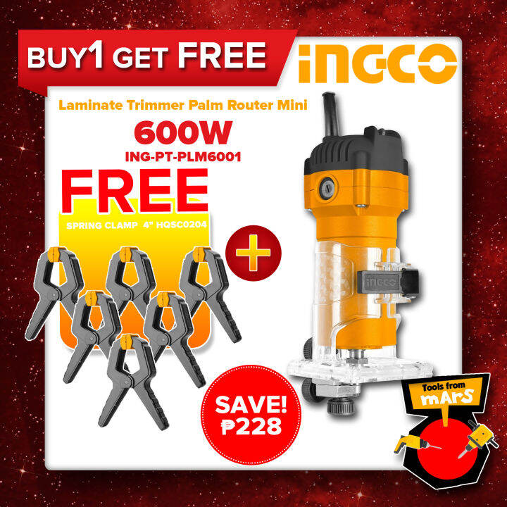 INGCO Laminate Router Trimmer 500W PLM5002 •TOOLS FROM MARS• IPT ...