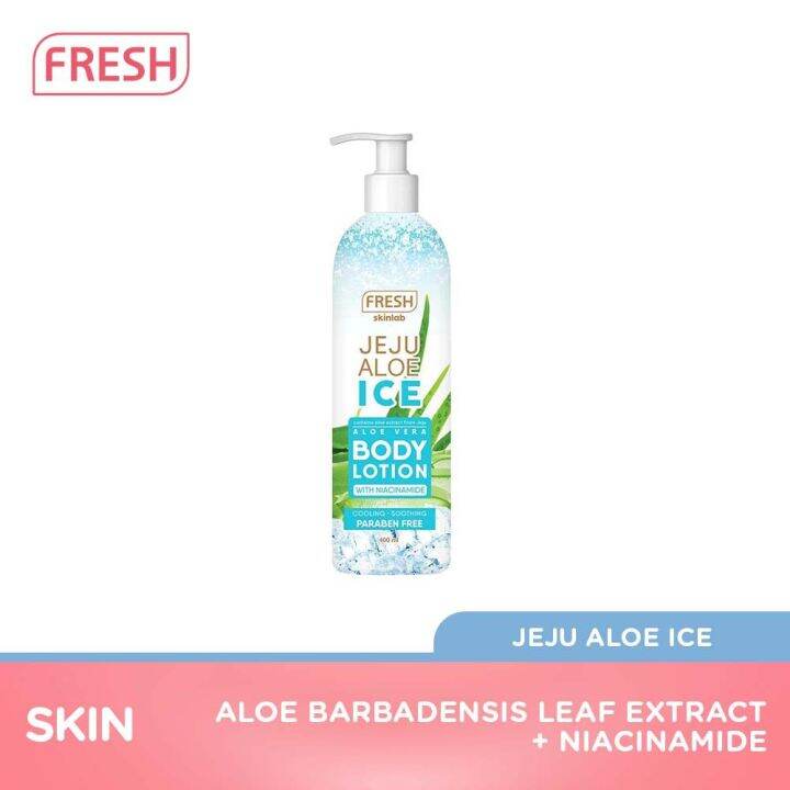 Fresh Jeju Aloe Cooling And Soothing Ice Body Lotion (400Ml) | Lazada PH
