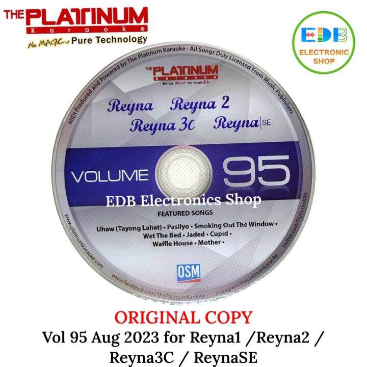 Platinum CD Update Vol 96 for Reyna Reyna2 Reyna 2 Reyna3C Reyna 3C ReynaSE Reyna SE Reynase ...