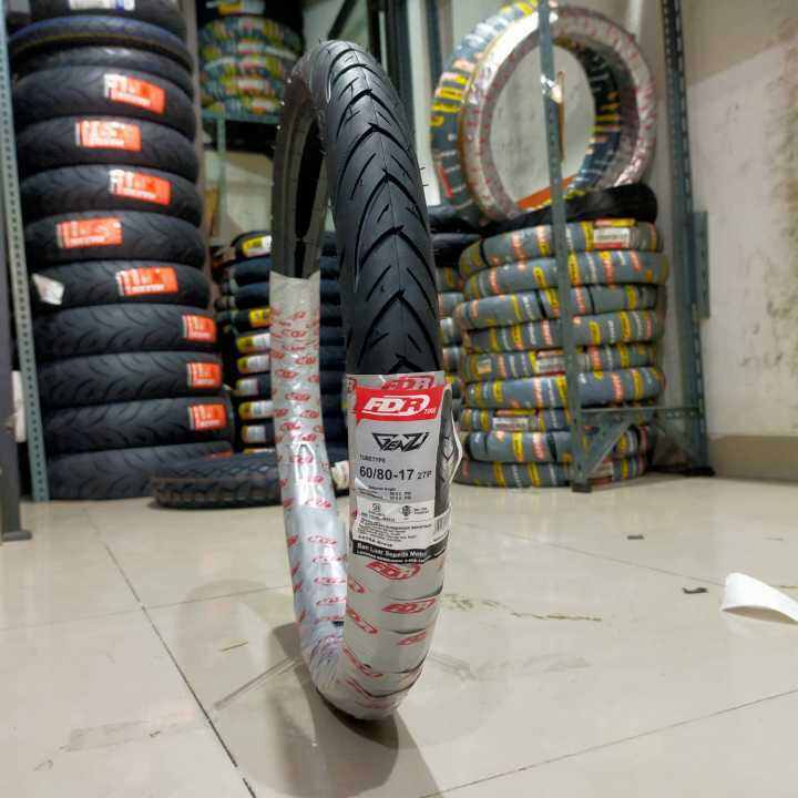 Ban cacing ring 17 Fdr Genzi 60/80-17 tube type/bukan tubeles cocok ...