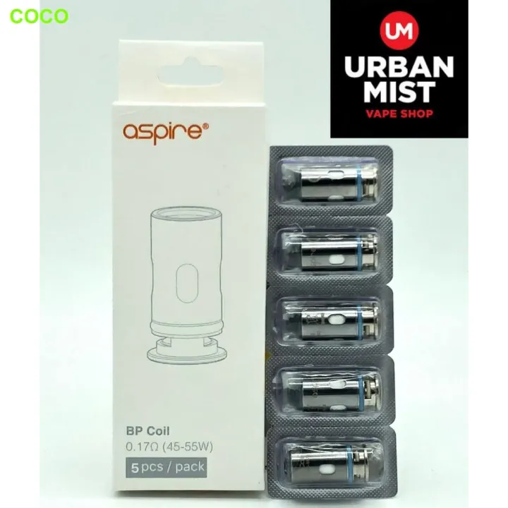 Aspire BP Coil 0.17 ohms (45 - 55w) Authentic Original Replacement OCC ...
