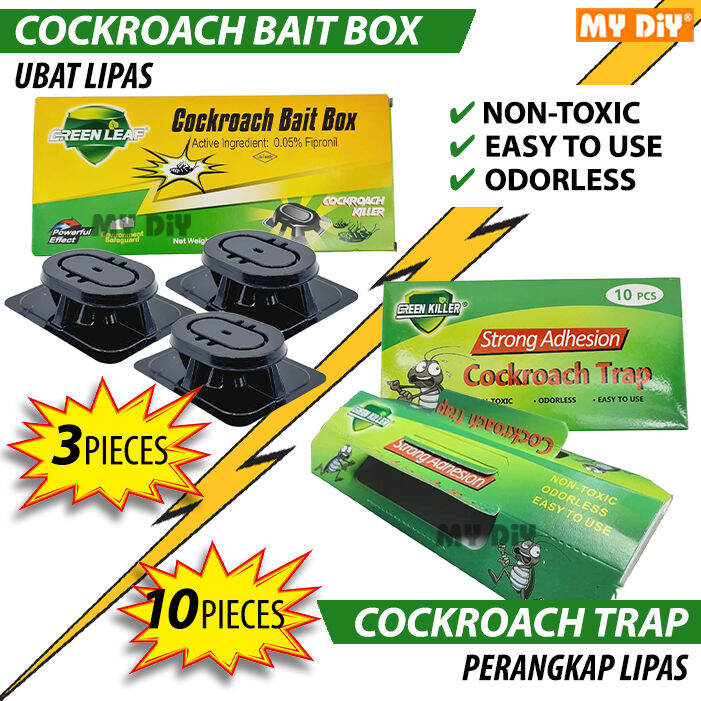 MYDIYHOMEDEPOT - UBAT LIPAS COCKROACH TRAP BOARD COCKROACH GEL BAIT ...