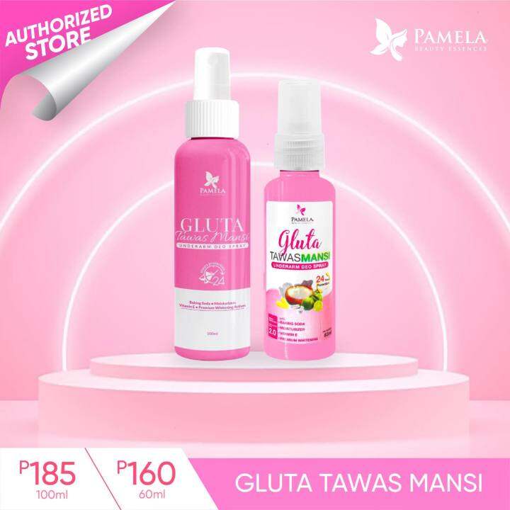 Pamela Gluta Tawasmansi Whitening Armpit Underarm Deo Spray | Lazada PH