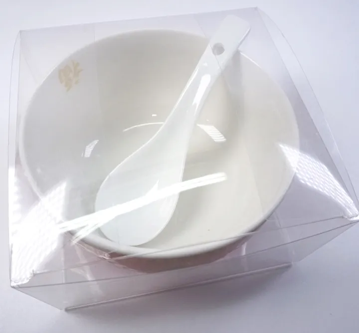 50pcs 12x12x6.3cm Transparent Clear PVC Box Bowl Packaging Gift Box ...