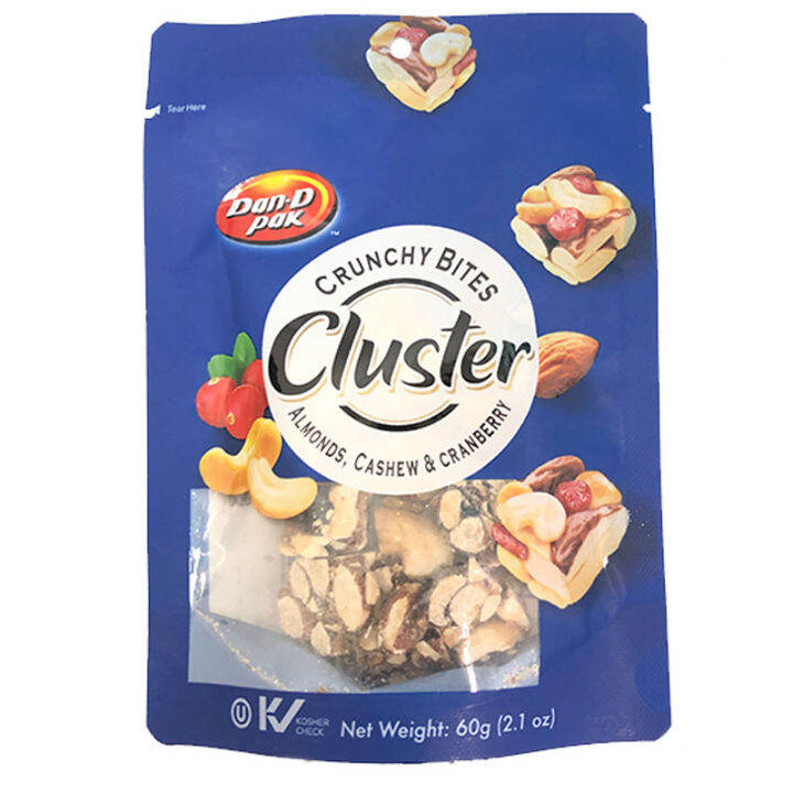 Dan-D-Pak Clusters Almond, Cashew & Cranberry, 2.1oz | Lazada PH