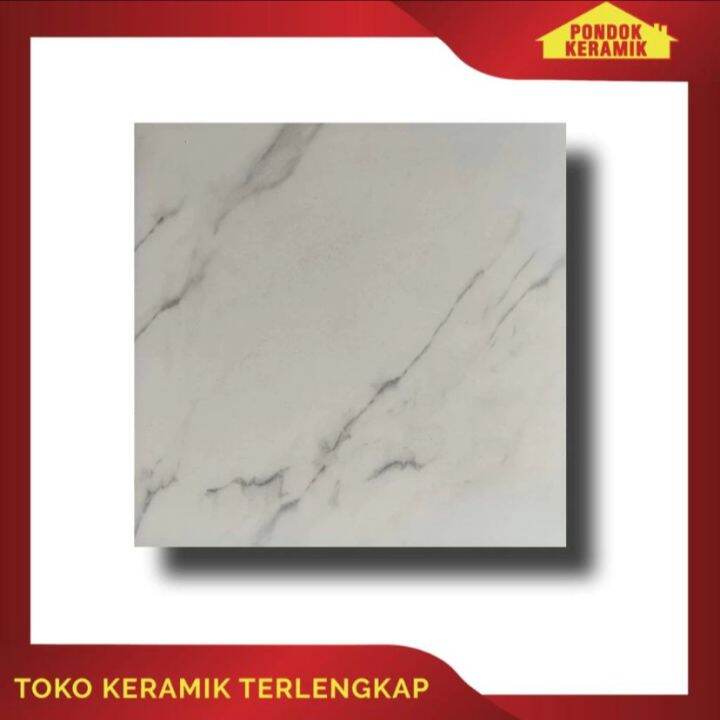 Keramik Lantai Accura Motif Marble Carrara 40x40 Laurent Grey - Kw P ...