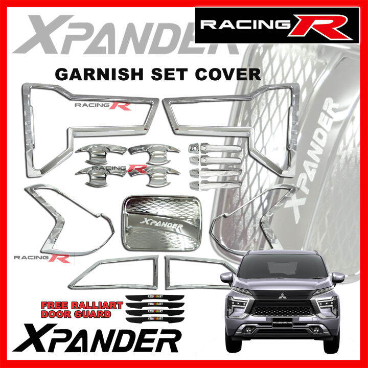 Mitsubishi Xpander 2022 - 2024 Combo Set Cover Garnish [ Matte Black ...