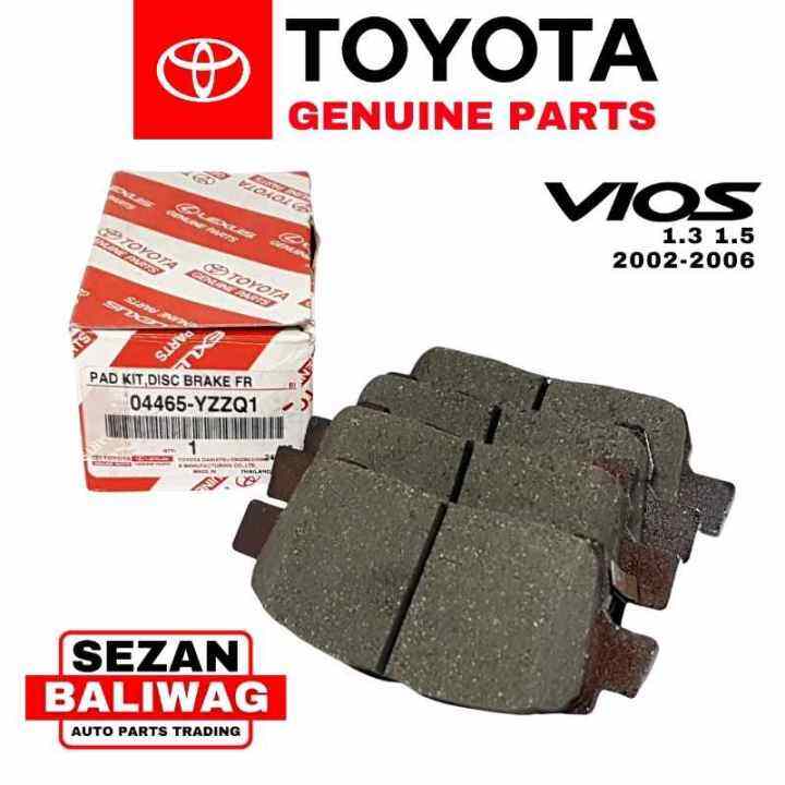 ORIGINAL TOYOTA FRONT BRAKE PAD VIOS 2001-2007 AVANZA 2005-2020 04465 ...