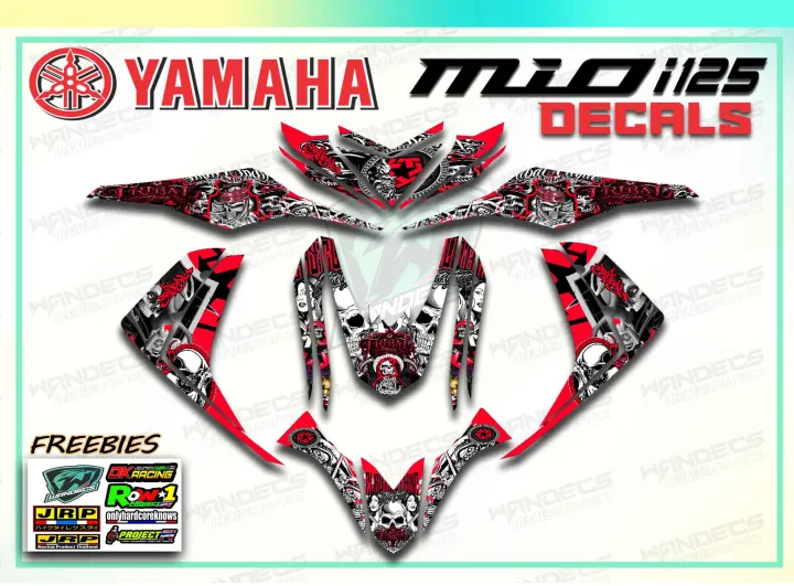 Mio i 125 Decals - Tribal Yamaha Decal | Lazada PH