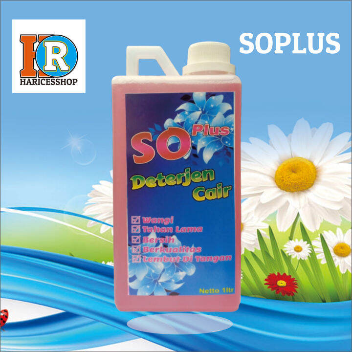 [COD] DETERJEN CAIR SOPLUS COCOK UNTUK IBU RUMAH TANGGA DAN LAUNDRY VARIANT PINK ROSE NETTO : 1 ...