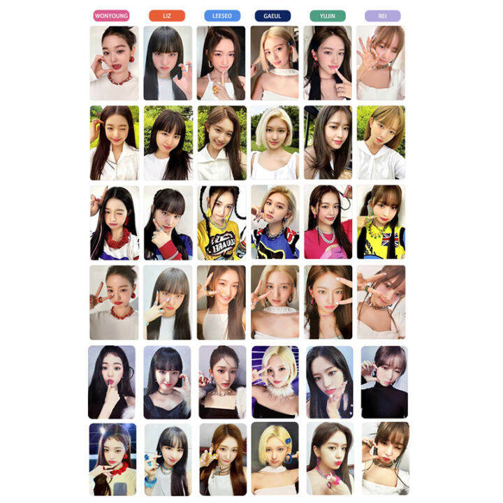 6pcs/set IVE photocards After LIKE Album WONYOUNG GAEUL YUJIN small ...