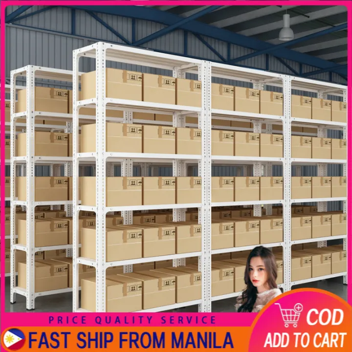 Metal Shelf Angle Steel Rack Shelves 4 Layers and 5 Layers Storage Rack ...