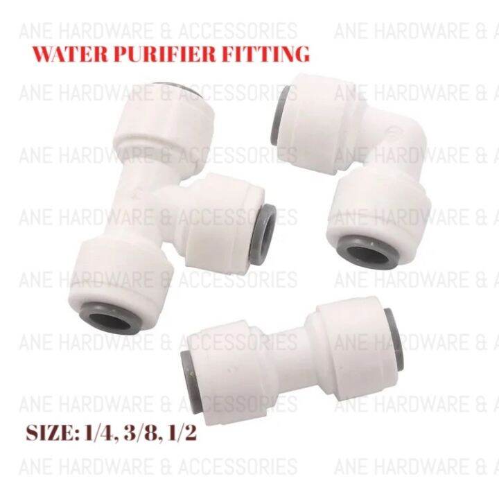 Water Filter Connector Water Purifier Fitting RO Water Fitting 1/4 3/8 ...