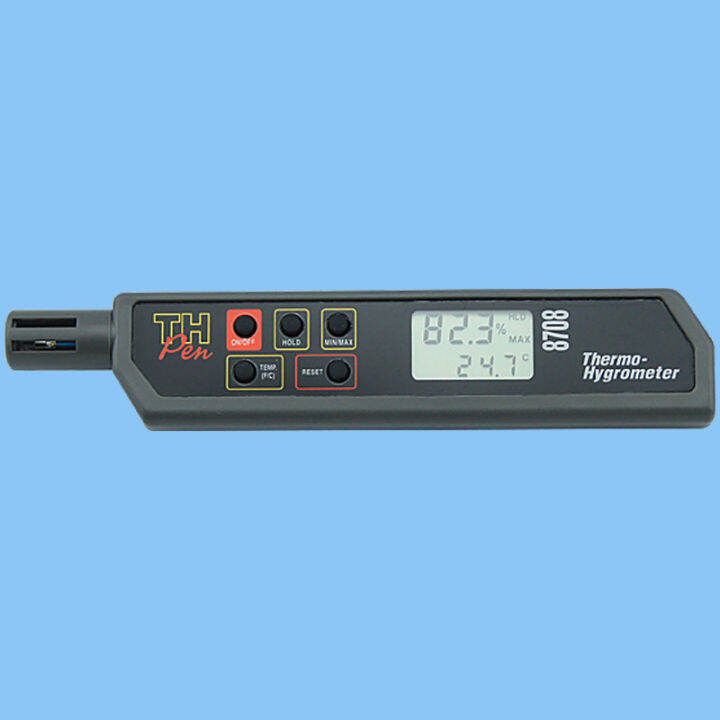 AZ8708 jenis Pen mudah alih Hygro-termometer PEN jenis TEMP RH suhu ...