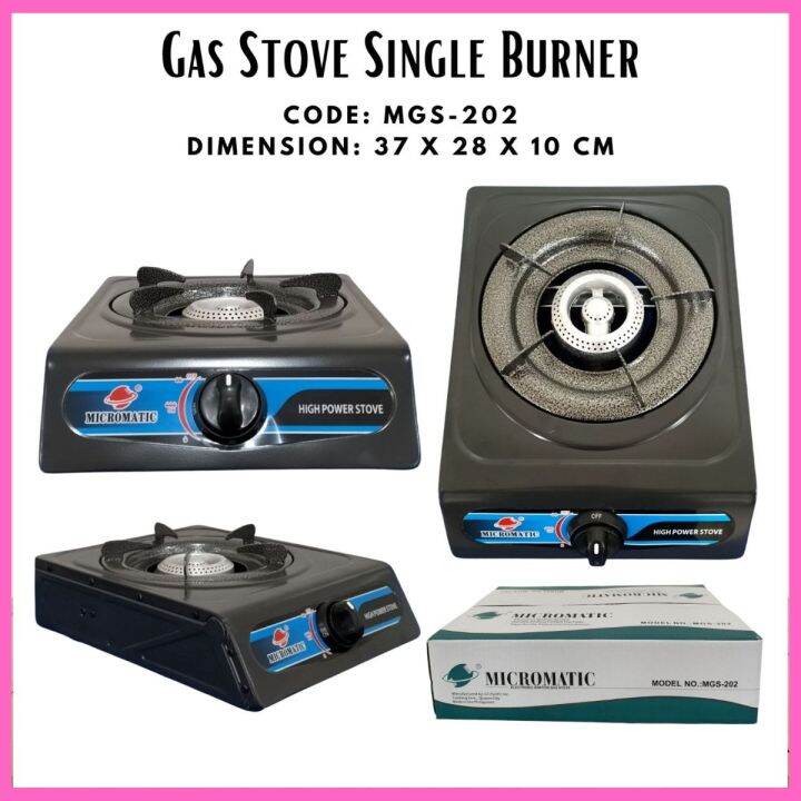 Micromatic MGS-202 Single Burner Gas Stove | Lazada PH