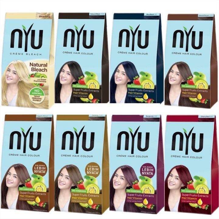 [Ayacosmetik] NYU Hair Color BOX Natural Bleach Nyu Bleaching Hair ...