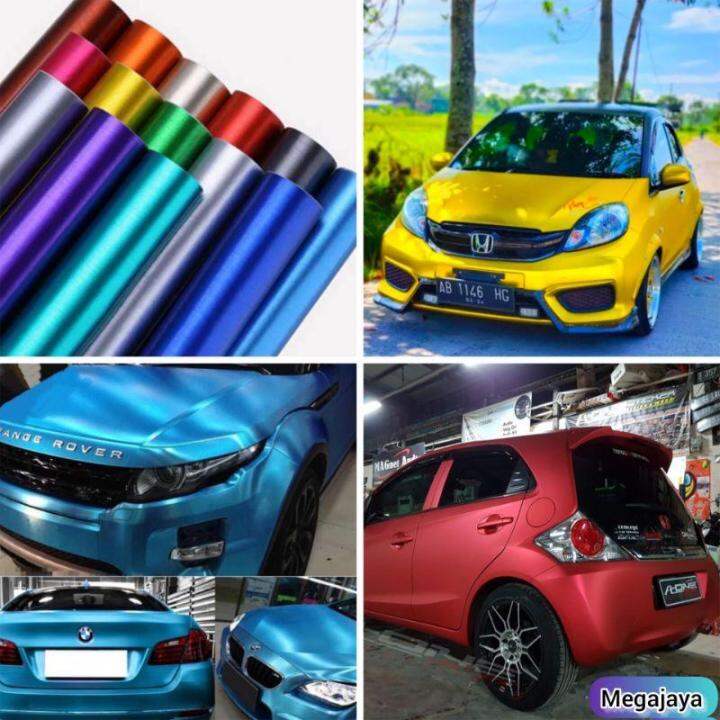 Stiker Skotlet Dop Matt Chrome Body Motor Mobil Termurah Bahan Tebal ...