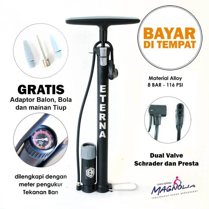 Pompa Ban Motor dan Sepeda Fixie, MTB , CTB, Roadbike, Minion bahan ...