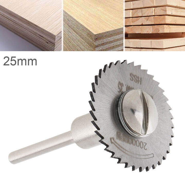 25mm HSS Tool Cutting Mandrel Disc Blade and Circular Blade Mini Saw ...