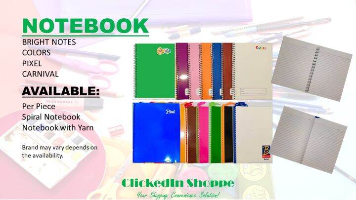 Spiral Notebook Yarn Notebook 1 Piece only / notebook jacket sold for ...