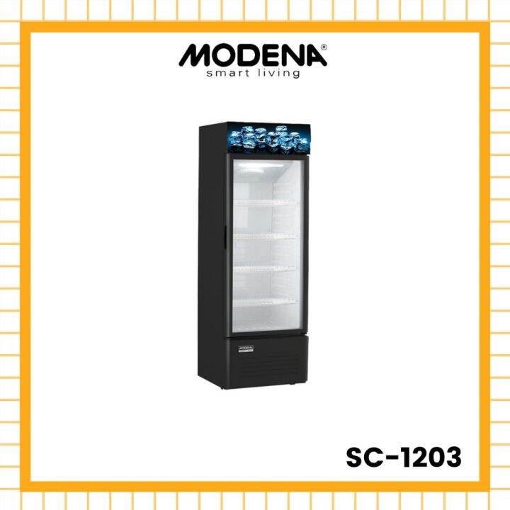 SHOWCASE MODENA SC-1203 200 LITER - Black | Lazada Indonesia
