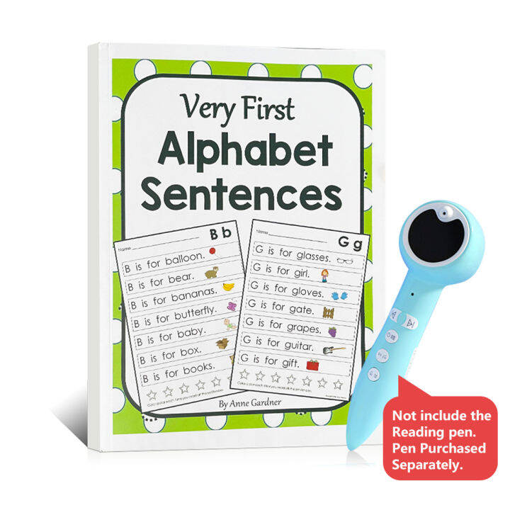 240Pages Very First Alphabet Sentence Sight Word Handwriting Practice ...