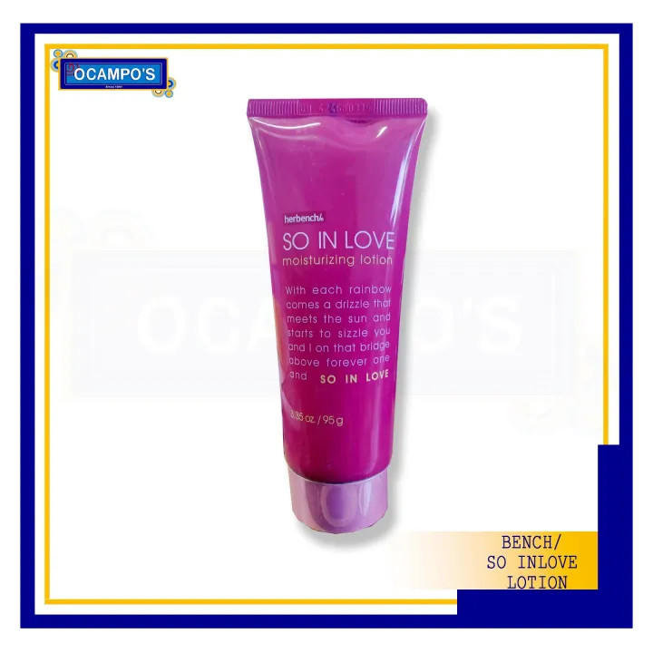BENCH/ SO INLOVE LOTION 95g | Lazada PH