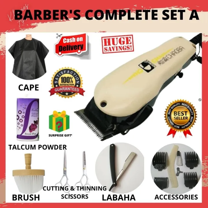 hotjfbtHa6l Barber's Complete Set Superpower Professional Clipper ...