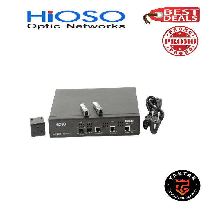 HIOSO HA7302CST 2 PORTS EPON OLT WITH PON MODULE PX20+++ | Lazada PH