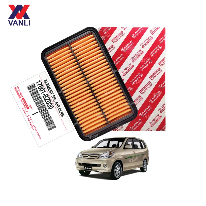 Toyota Air Filter for Toyota Avanza 1.3cc ( 2004 - 2006 ) - 17801-BZ020 ...