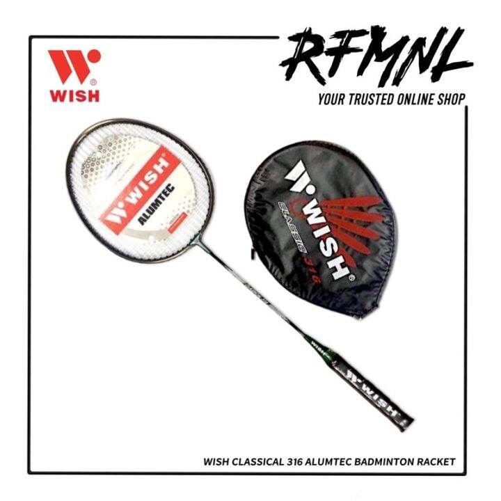 Wish Badminton Racket Alumtec(Classic-316) | Lazada PH