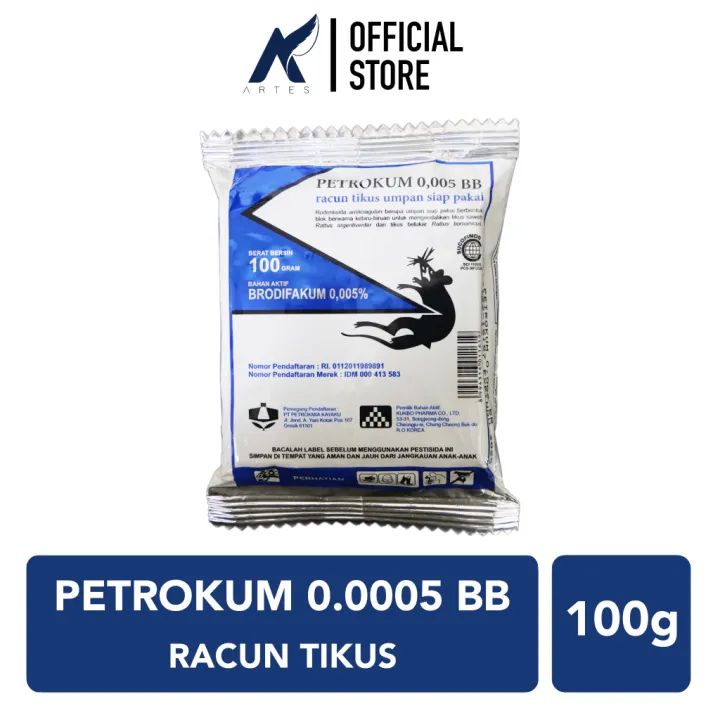PETROKUM 0.0005 BB Racun-Pembasmi Hama Tikus Sawah-Belukar Siap Pakai ...
