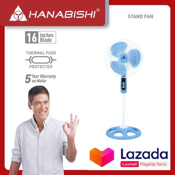 Hanabishi Stand Fan Cool Blossom 16sf CB-16 | 16 inches Plastic Blade ...