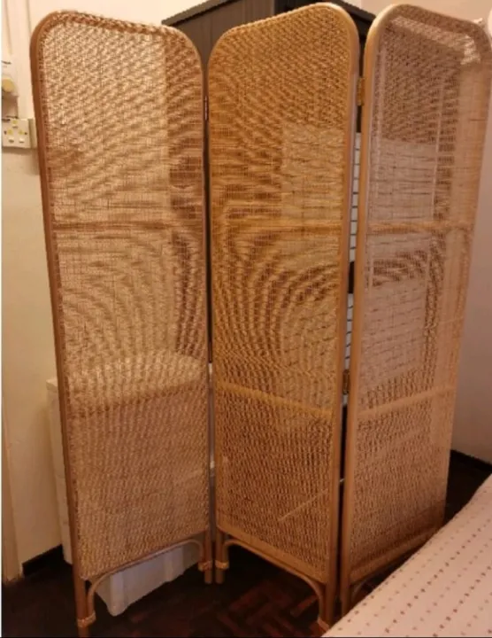 [Trends eMart] SALOMÉ Rattan Room Divider / Partition / Pembahagi ruang ...