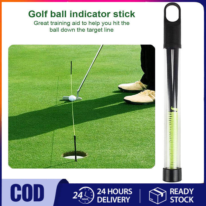 ELENXS การจัดตำแหน่งกอล์ฟ Sticks Swing Putting Guide Line String ...