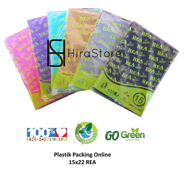 Plastik Packing Online 15x22 REA plastik HD Tanpa Plong packing olshop ...