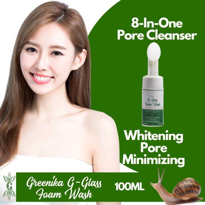 Glass Skin Foam Wash Greenika Glass Skin 8 In 1 Foaming Facial Wash And Makeup Remover