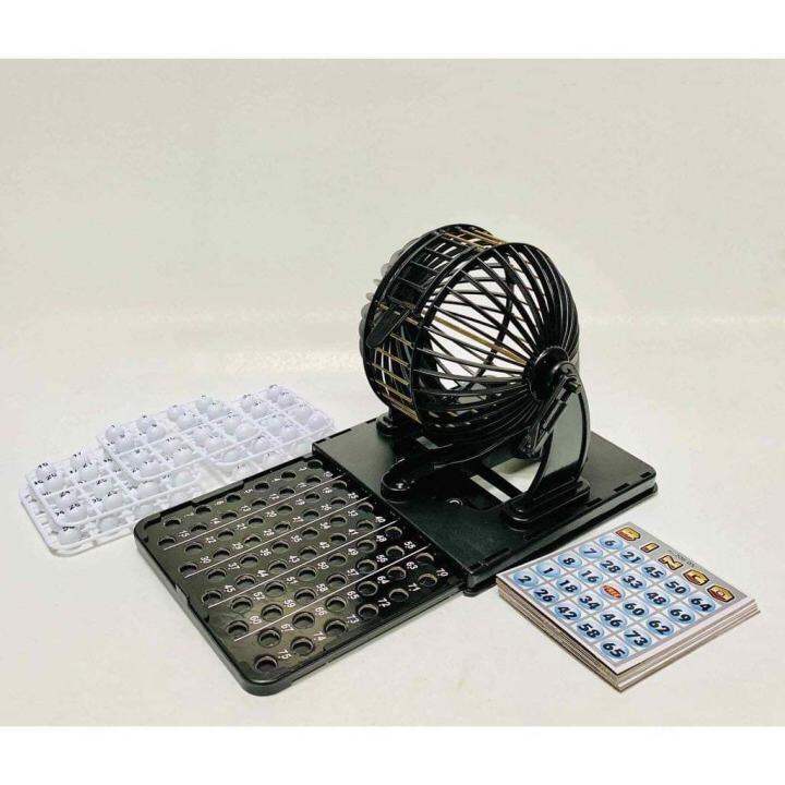 Lottery Game Set Cage Balls Tambiolo Cards Party Lucky Balls Game Bingo ...